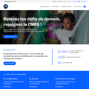 Le site carrieres.cnrs.fr fait peau neuve | CNRS